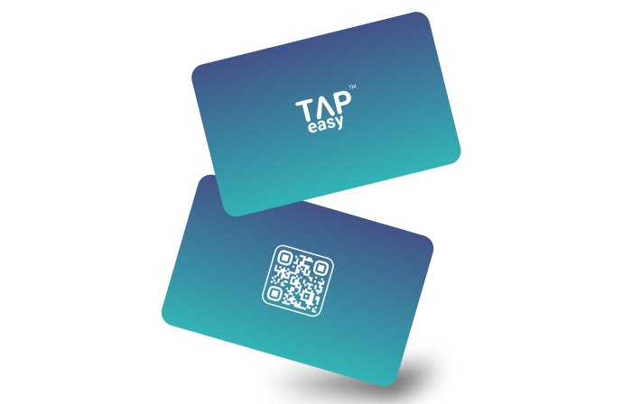 Aqua Cyan Smart Card - TapEasy